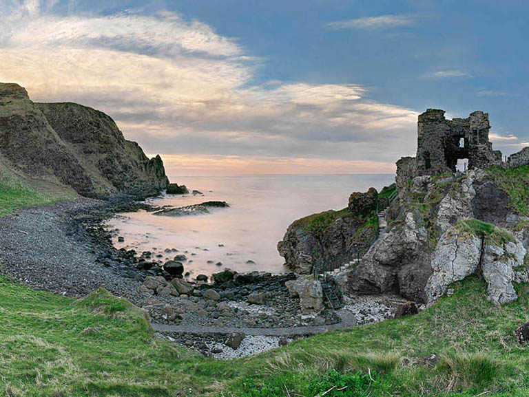 Kinbane Castle Photo: Arresting the elegant site by Antrim Coast.